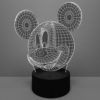 Mickey Mouse Face LED Lamp – Double Cut Designs LLC